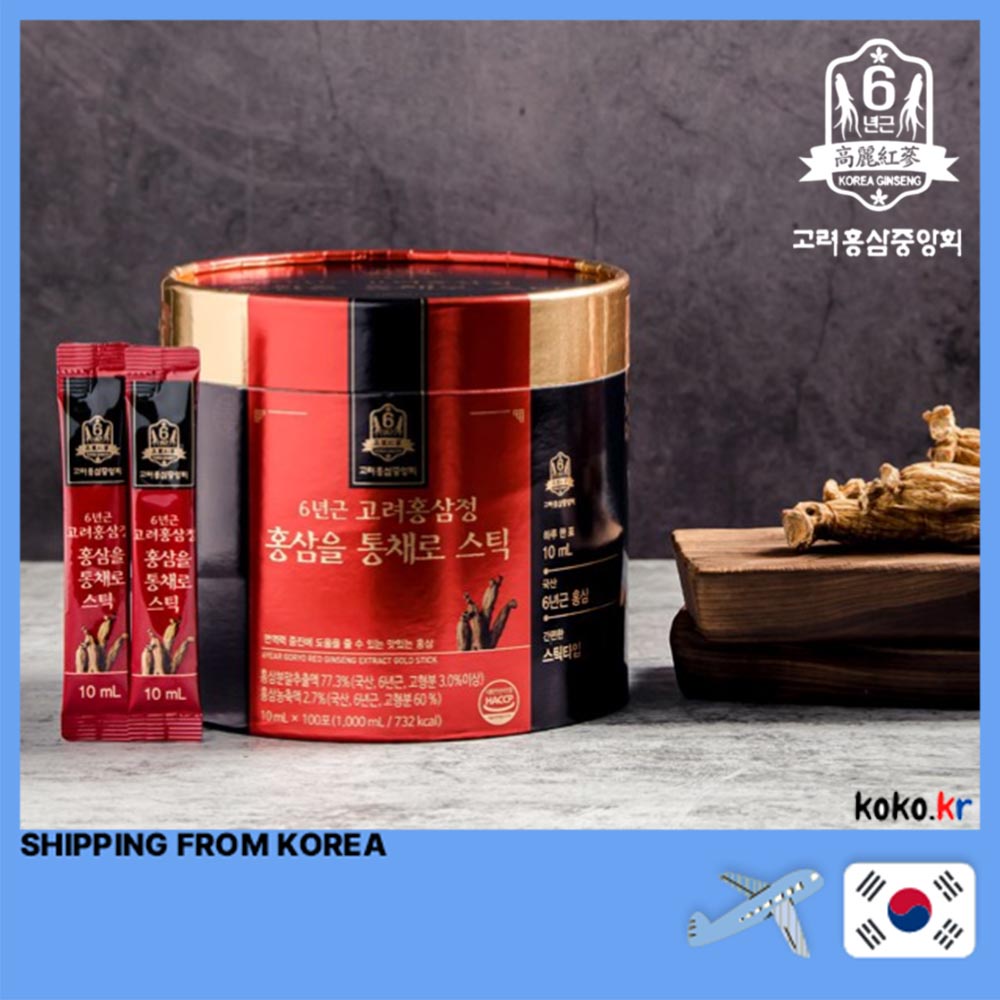 Korea 6year Goryeo Red Ginseng Extract Gold Stick 10 mL x 100 Sachet ... Korea 6year Goryeo Red Ginseng Extract Gold Stick 10 mL x 100 Sachet ...
