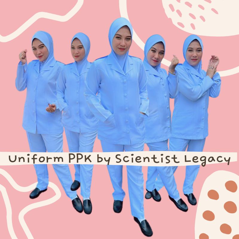 [PPK Uniform] uniform ppk female readymade SIAP EPAULET | Shopee Malaysia