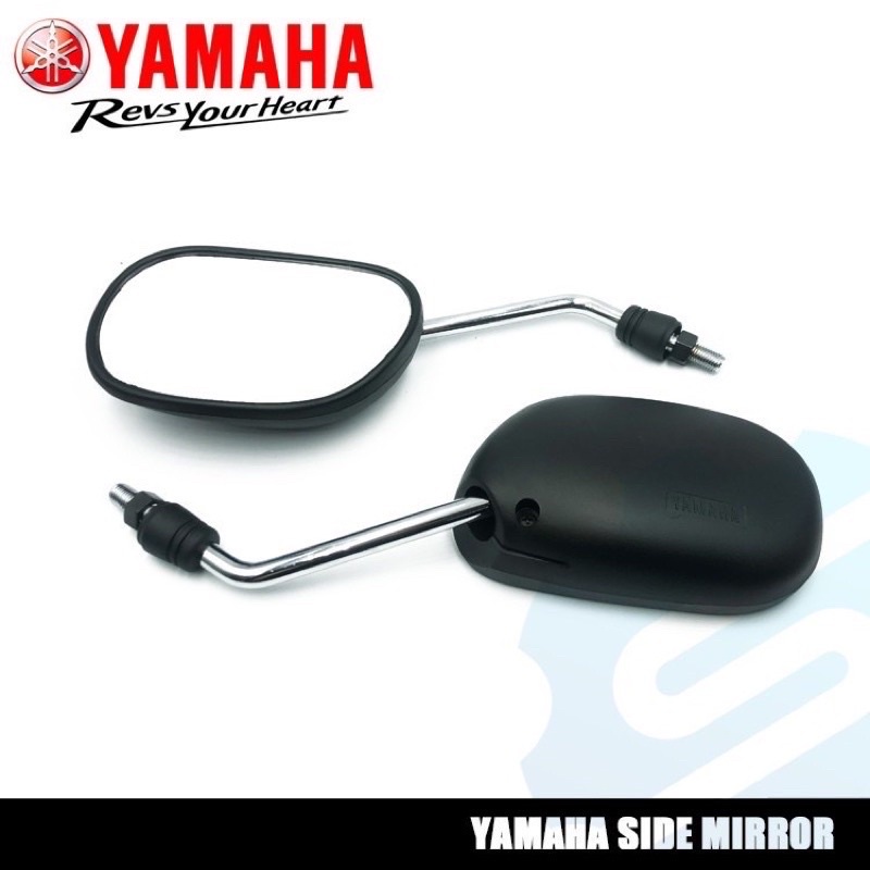 Yamaha Side Mirror (Batang Tebal Chrome) Cermin Sisi LC135 Y15ZR Y15 Y100 Y110 SRL115 RXZ Y15 ...