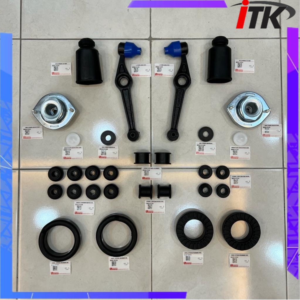 30 ITEM COMPLETE SET FOR PERODUA KANCIL 660/850 - LOWER ARM/CROSSMEMBER ...