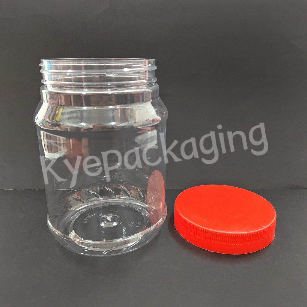 Balang Kuih Raya - PET Container [ 1set ] - Bekas Cookie Jar Balang ...