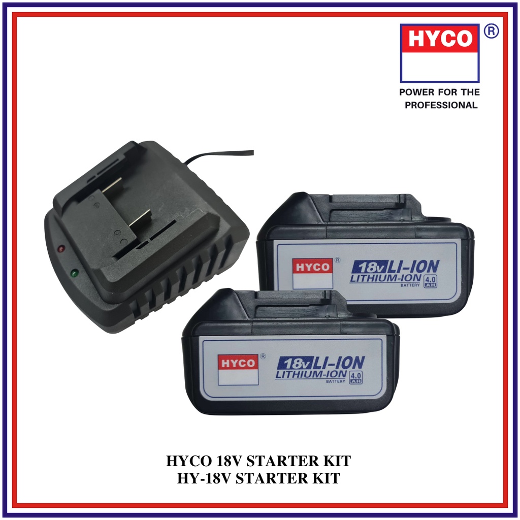 HYCO 18V STARTER KIT | Shopee Malaysia