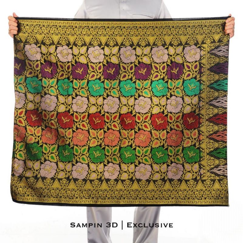 READY STOK SAMPIN 3D EXCLUSIVE BLACK GOLD SIVER SAMPIN NIKAH SAMPIN ...