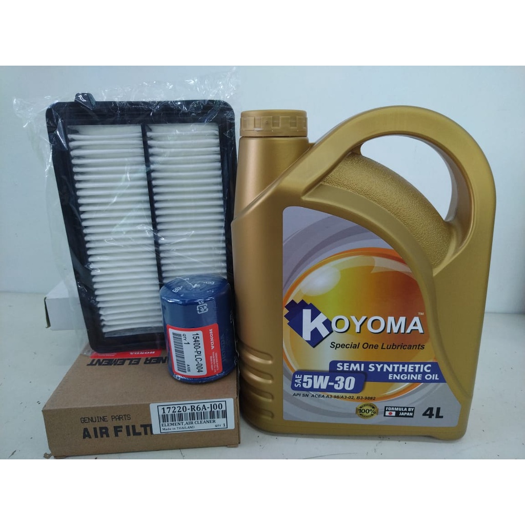 HONDA CRV TOA 2.0 2013y - 2018y AIR FILTER + OIL FILTER + KOYOMA 5W30 ...