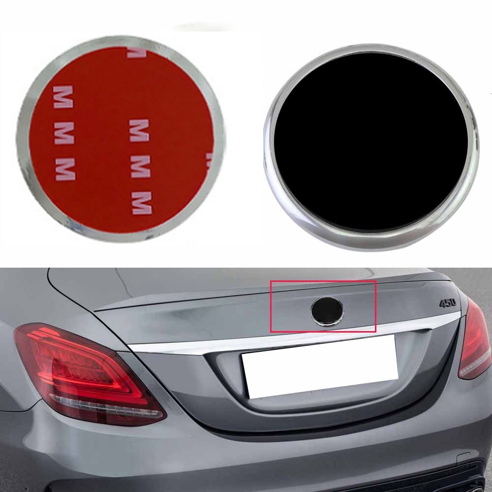 Car Trunk Rear Sticker 60mm Emblem B Logo Sticker For AMG Mercedes Benz ...