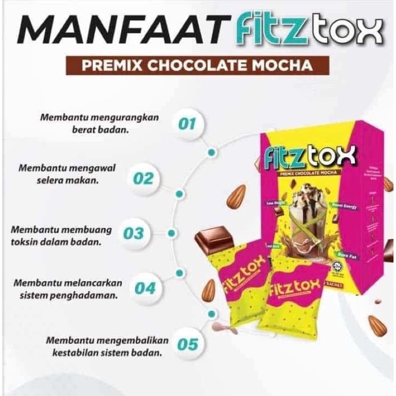 FItzTox ( premix chocolate mocha ) | Shopee Malaysia