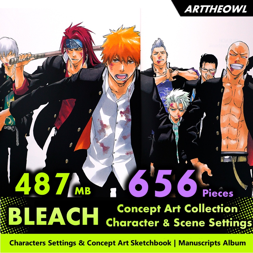 🔥 BLEACH Official Illustration Collection 🔥 Anime Manga Character + CG ...