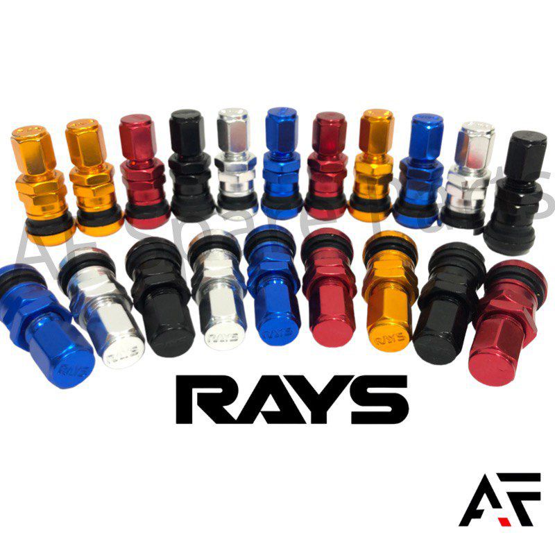 Rays Valve Cap Alloy Aluminum Sport Rim Valve Tire Valve Kereta Motor ...