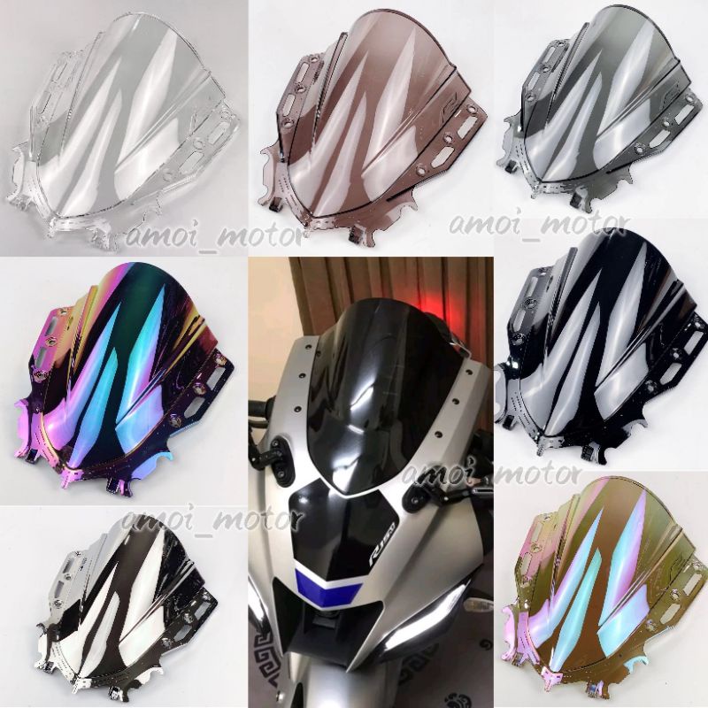 R15 V4 R15M VISOR Windshield R15M R15 V4 2022 Cowling Windscreen Visor ...
