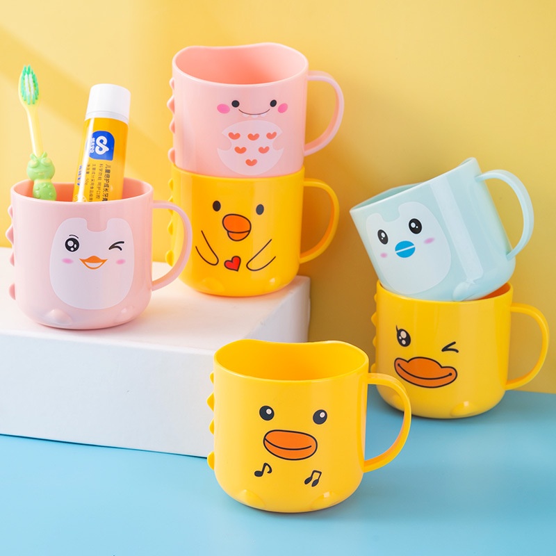 Creative Cute Kids Drinking Cup Morning Children Mug Toothbrush ...