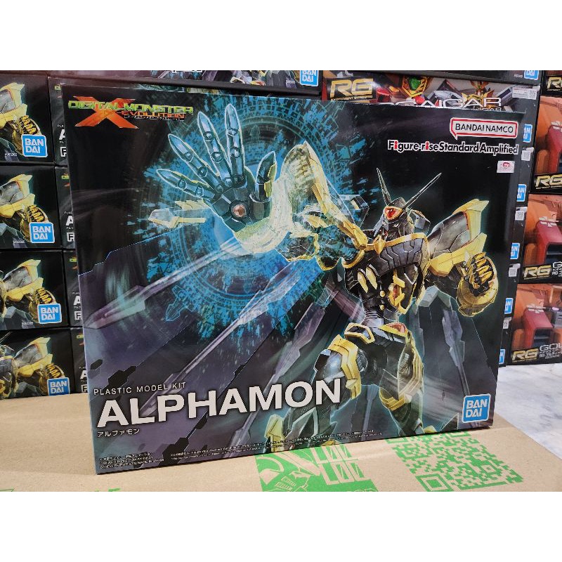 Bandai Figure-Rise Amplified Alphamon - Figure Rise FRS Digimon Ouryuken Wargreymon X Antibody ...