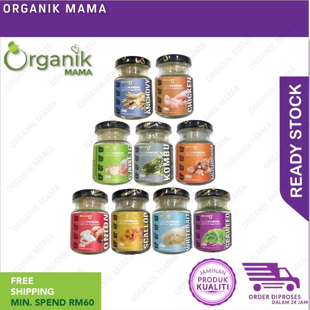 MOMMY J Food Powder(20g-40g) (Kombu= BB:MAR/2025) | Shopee Malaysia