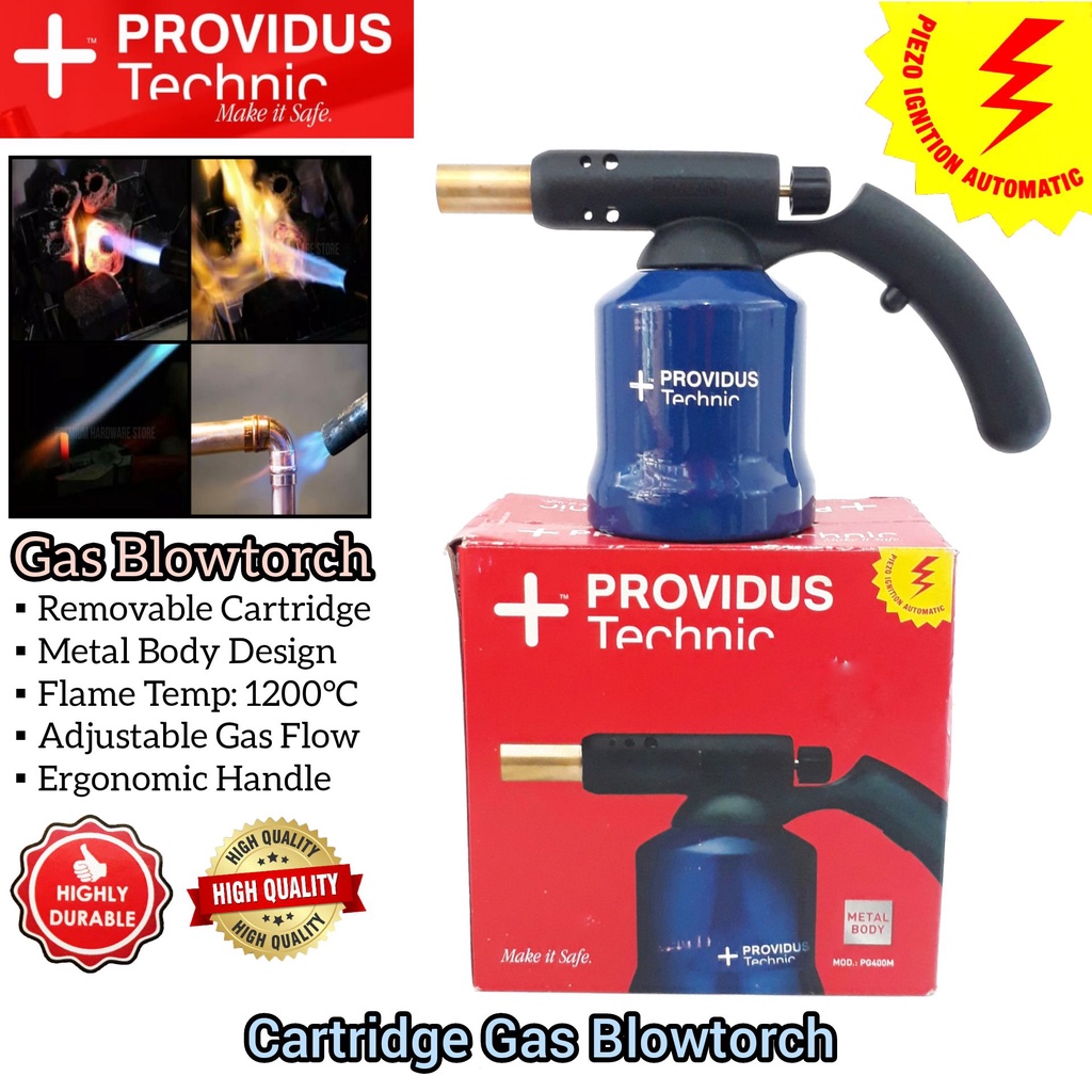 Providus Technic Catridge Gas Blowtorch Gas Torch For Kitchen, Cooking ...