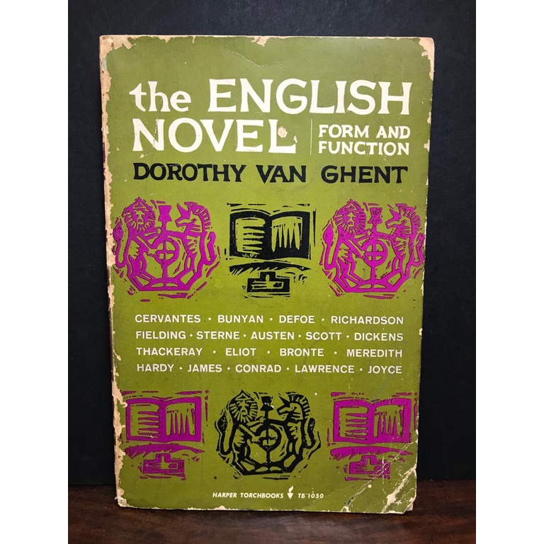 The English Novel - Form and Function by Dorothy Van Ghent (Vintage ...