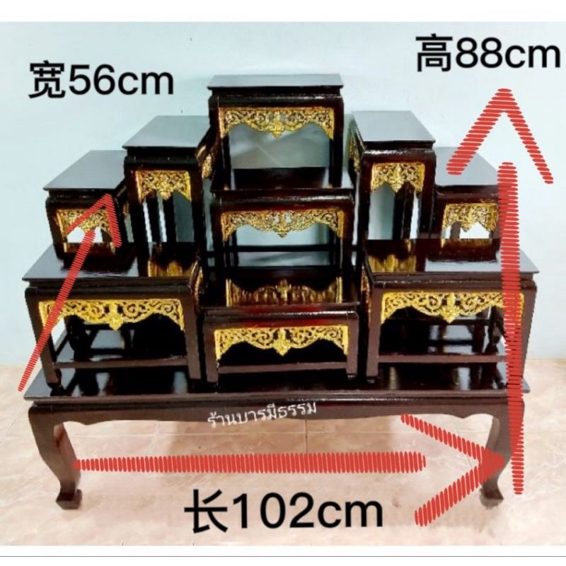 Ready stock 现货泰国神像祭坛桌 拜神桌 供神桌 神台Tokh Mhu Tempat Sembahyang Altar Table ...