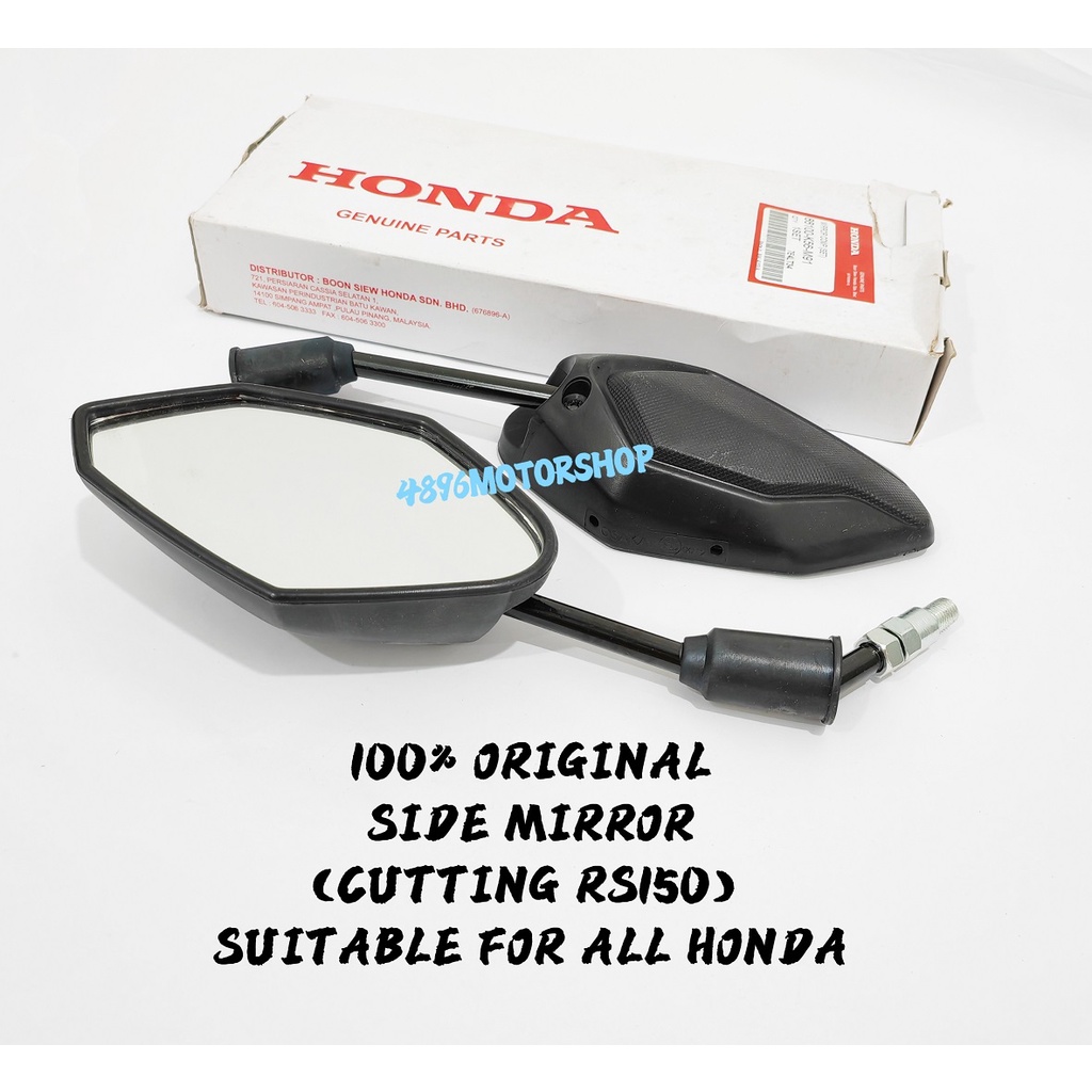 100% ORIGINAL SIDE MIRROR FOR ALL HONDA RS150 RSX RS 150 FUTURE DASH ...