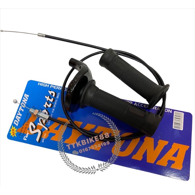 DAYTONA FAST THROTTLE +CABLE 42CM 4-STROKE 2-STROKE LC135 RXZ 125ZR ...