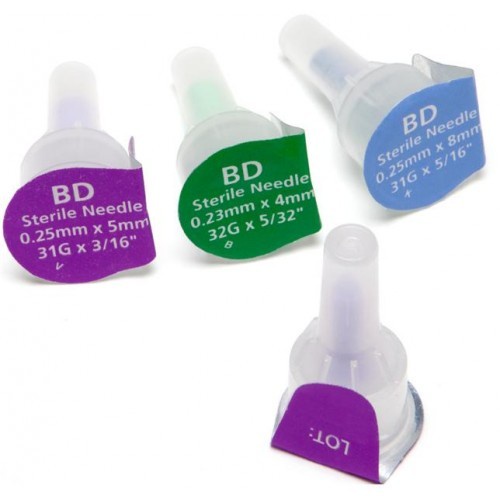 [SATU UNIT] BD MICRO / ULTRA-FINE PLUS PEN NEEDLES 4MM / 5MM 31G / 31G ...