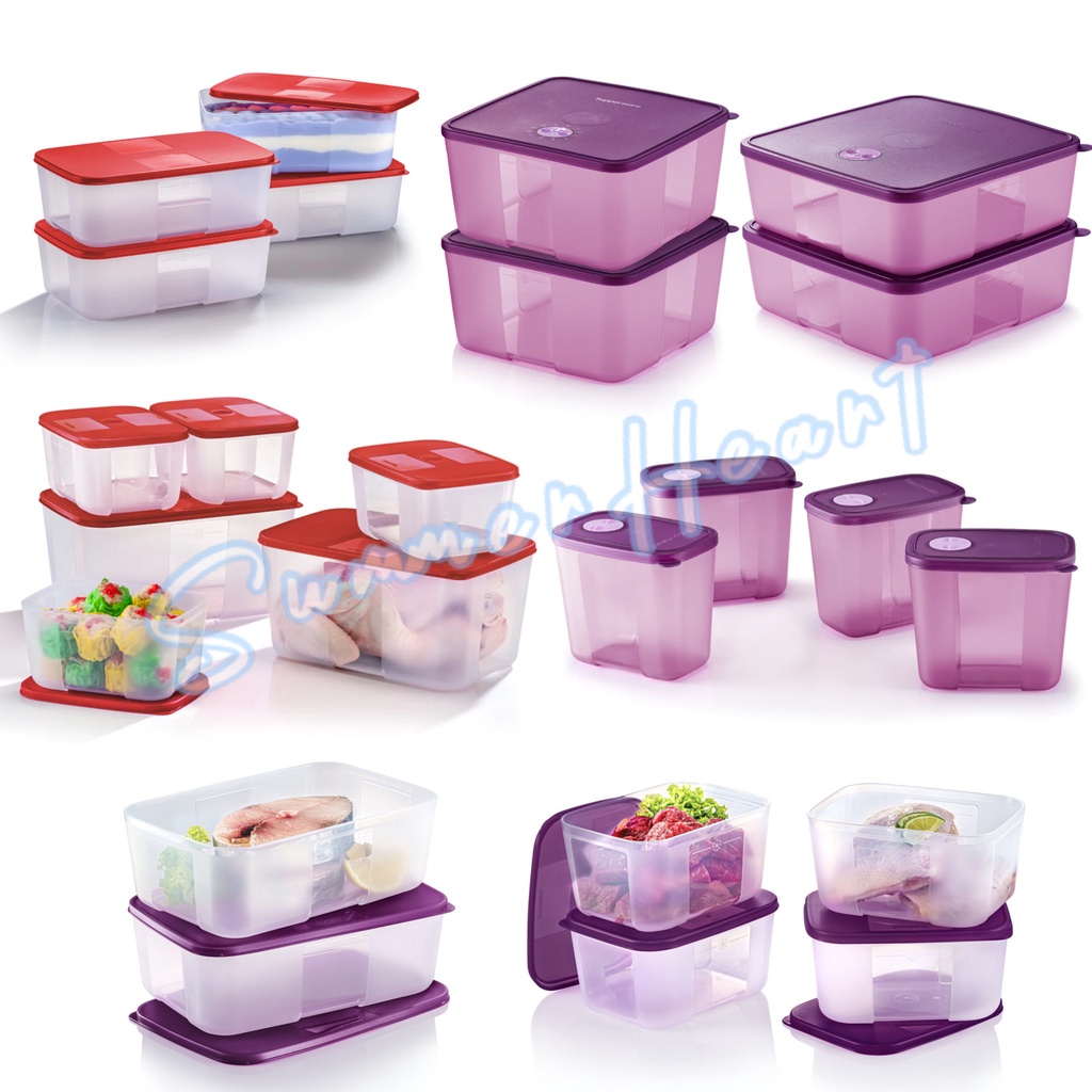 Tupperware Freezermate Small/Medium/Large/Deep Pocket/Square with Dial(550ml/650ml/820ml/1.5L/2 ...