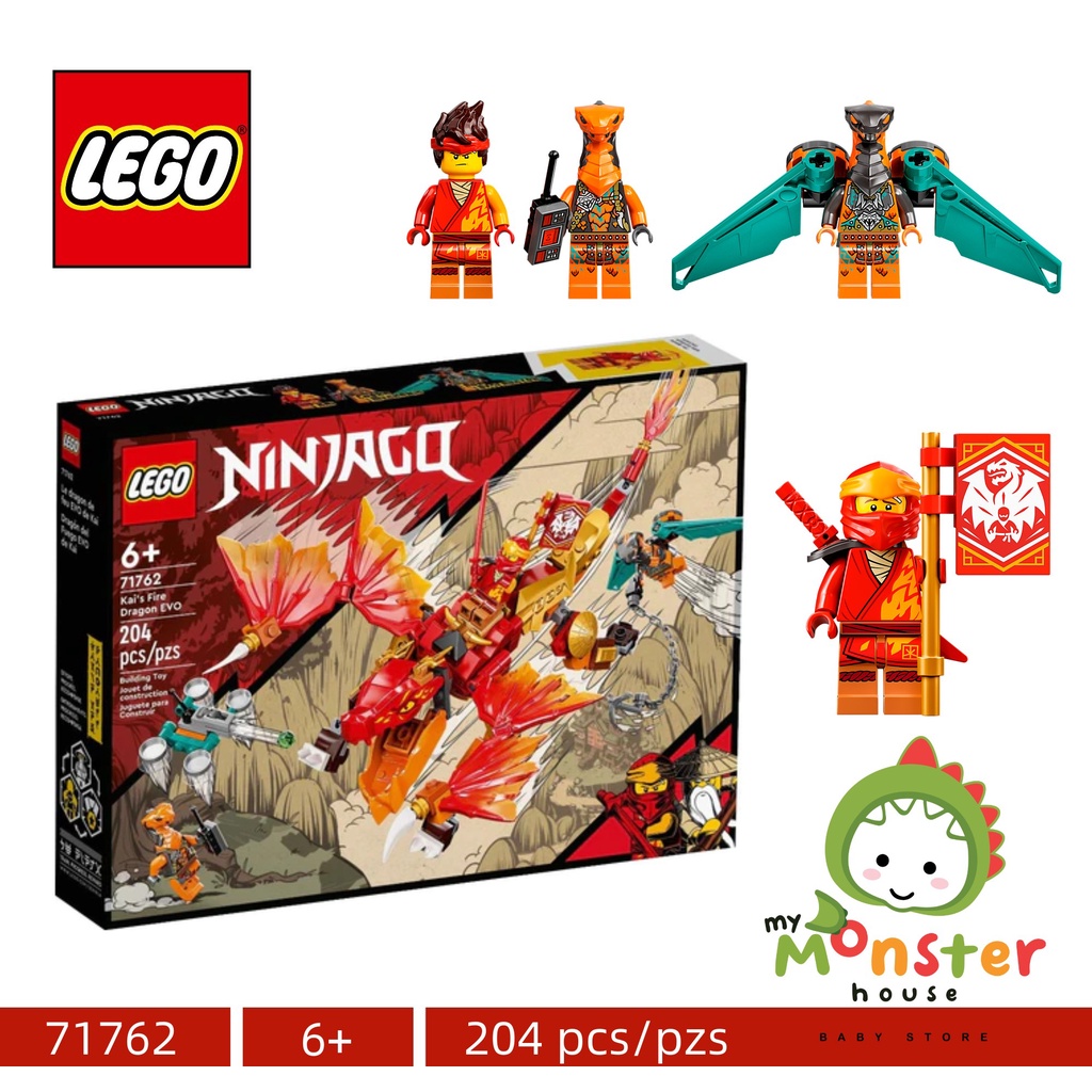 LEGO Ninjago 71762 Kai’s Fire Dragon EVO - 100% Original LEGO ( Special ...