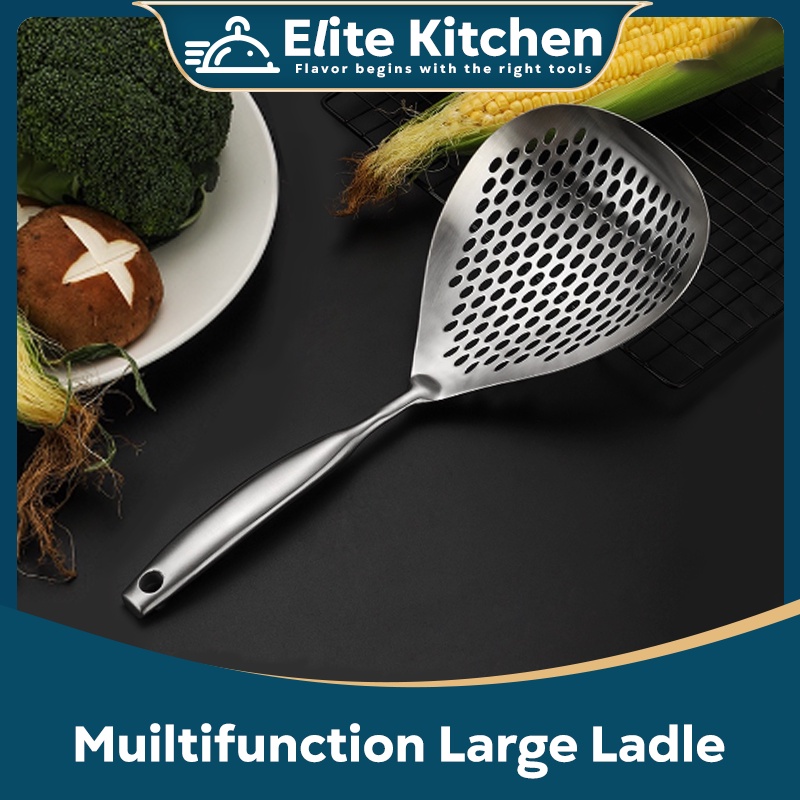 Elite Kitchen - SUS304 Stainless Steel Multifunction Large Ladle ...