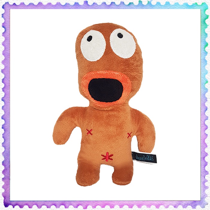 Dooodolls Chocoman Dolls Soft Stuffed Cute Toys Cocoman Brown Shocked character (Used) | Shopee ...