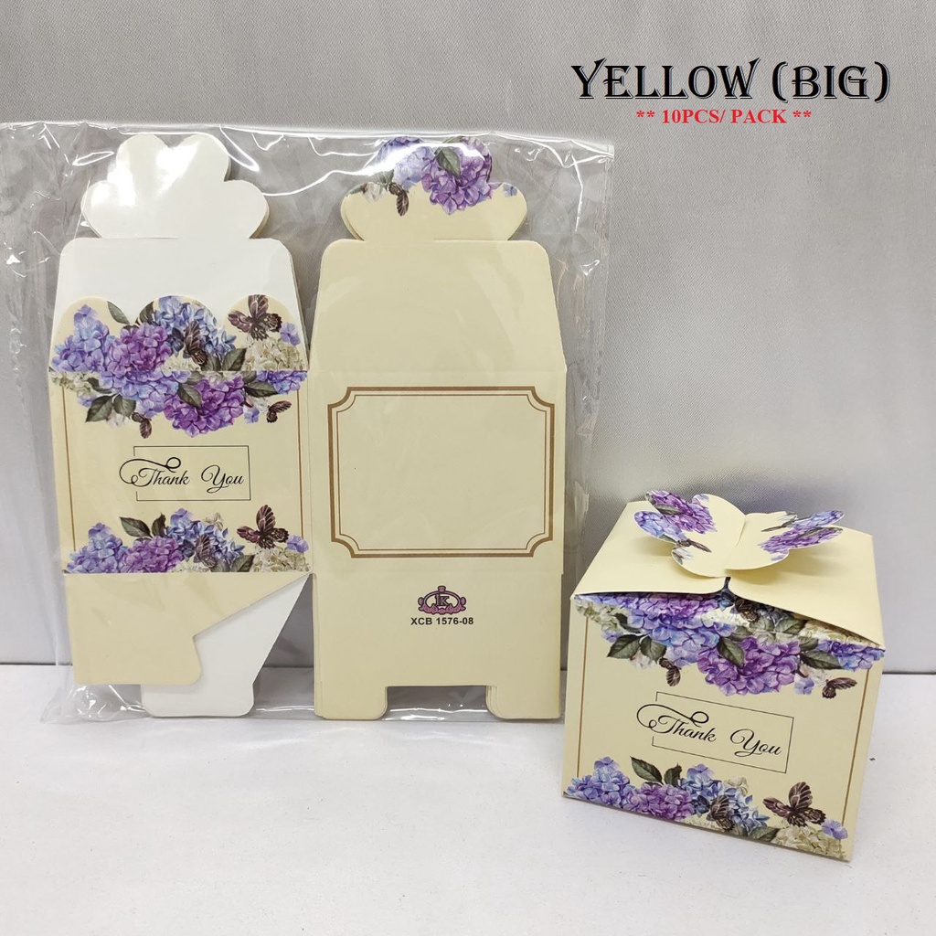 10PCS/ PACK | COLOURFUL DOORGIFT BOX / WEDDING GIFT BOX / GOODIES BOX ...