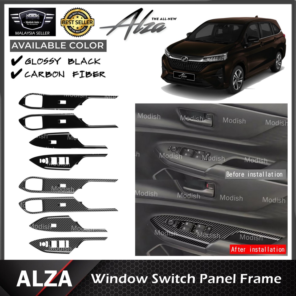 Modish Perodua New Alza 2022-2024 Window Switch Frame Panel Cover ...