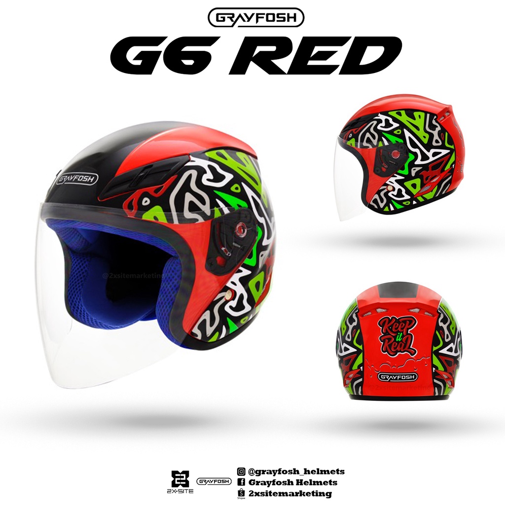 [READY STOCK] [ORIGINAL] GRAYFOSH G6 KIDS HELMET / SIRIM APPROVED ...