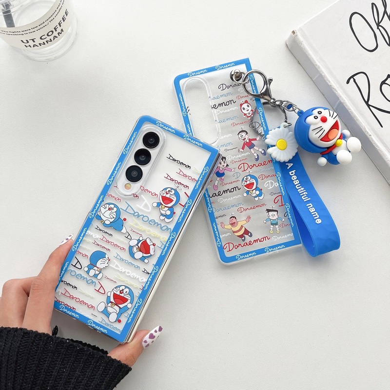 Cartoon Friends Nobita Nobi Doraemon Doll Flip Hard Case For Samsung ...