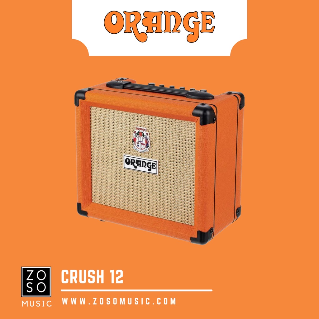 ORANGE CRUSH 12 WATT COMBO GUITAR AMPLIFIER 1x6 SPEAKER (AMPLIFIER ...