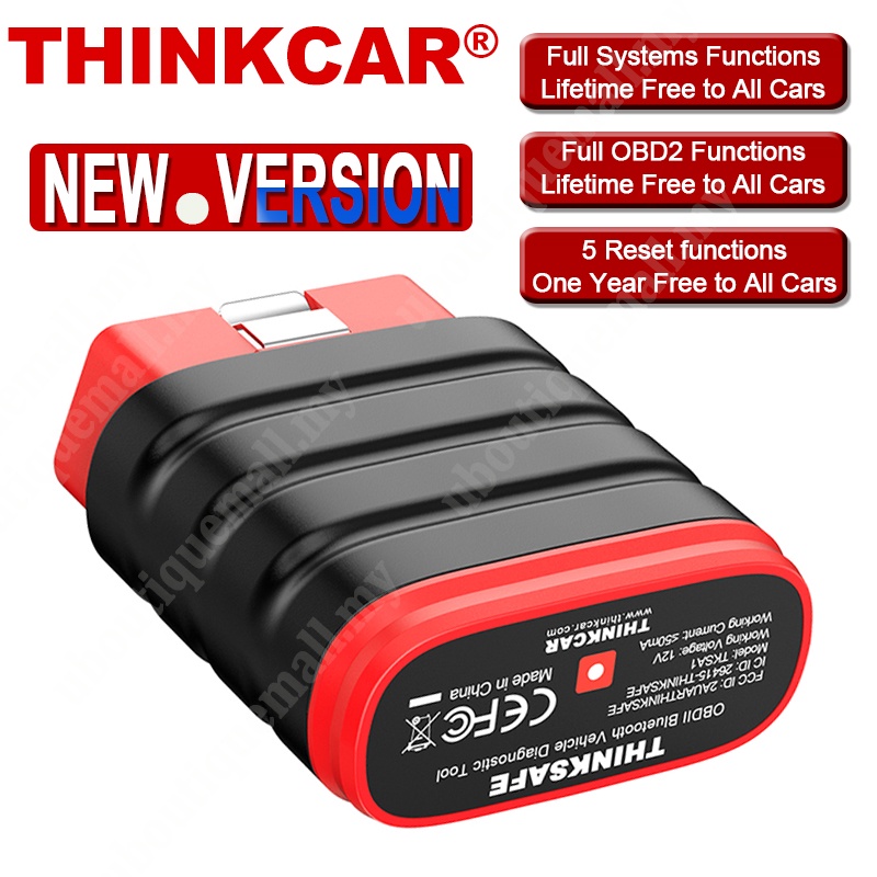 【Proton&Perodua&All OBD2 Cars】THINKCAR Thinksafe OBD2 Scanner Thinkdiag ...