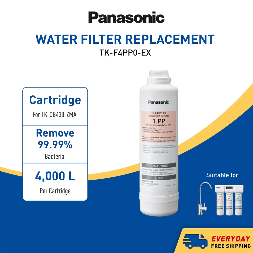 Panasonic Tk-F4Pp0-Ex Pre-Filter Cartridge 12 Months 4000L Cartridge ...