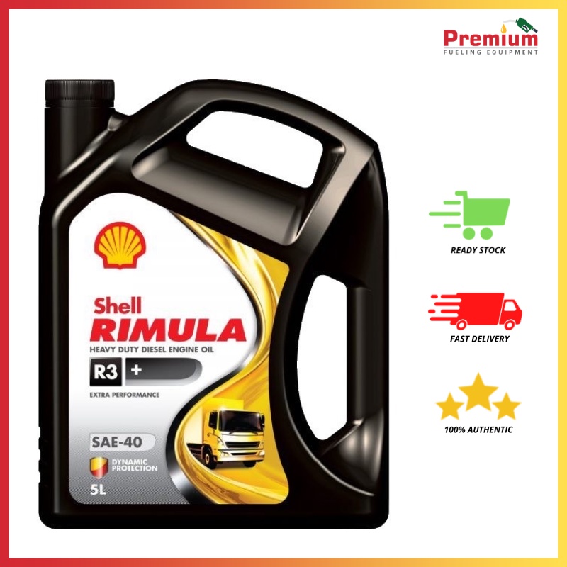 Shell Rimula R3+ SAE-40 (5L) | Shopee Malaysia
