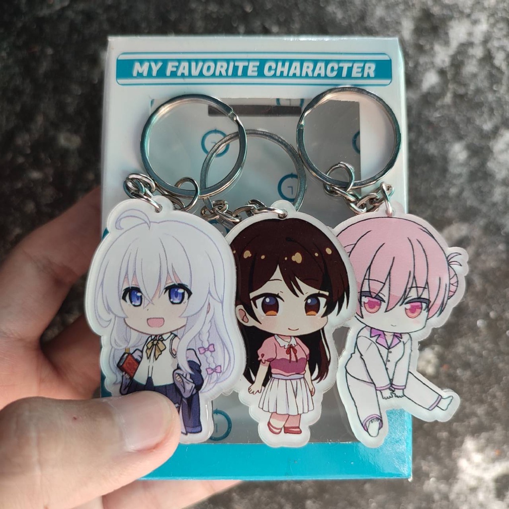 GANTUNGAN Keychain MY TONIKA KAWAII TSUKASA KEYCHAIN ELAINA KEYCHAIN ...