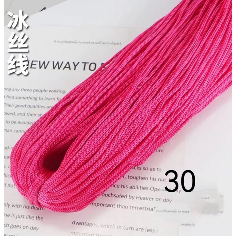 3mm Benang PP Yarn Benang Kait Topi Crochet Yarn Knitting DIY Bag Beg ...