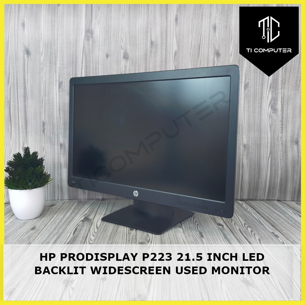 HP ProDisplay P223 21.5 inch LED Backlit Widescreen Used Monitor | Shopee Malaysia