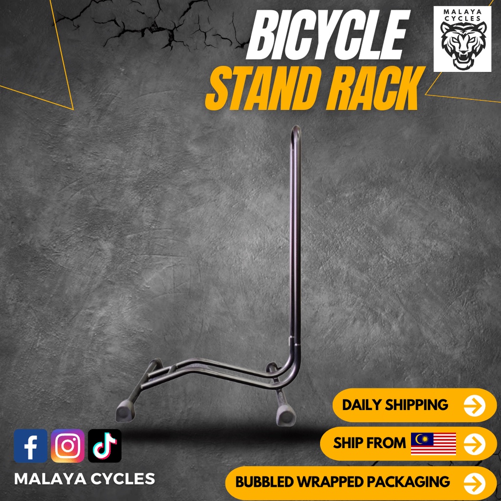 Bicycle Stand Bike Parking Rack Holder L Shape basikal rak basikal ...