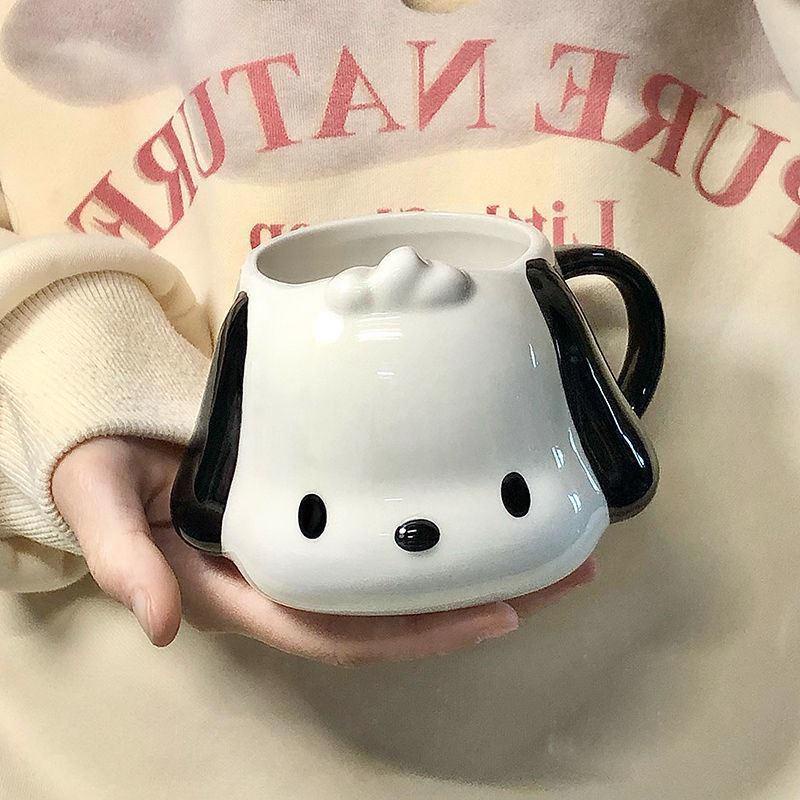 [Creative Water Cup] Sanrio Ceramic Cup Cute Cartoon Girl Heart Pacha ...