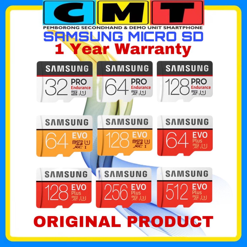 Samsung Micro SD Card EVO/EVO+/EVO Plus/EVO Select/PRO+/PRO Plus/PRO ...