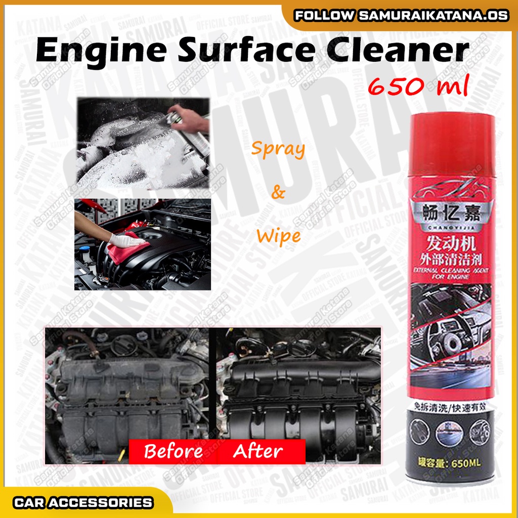 CHANGYIJIA Car Engine Surface Cleaner DIY Oil Degreaser Foam Sprayer ...