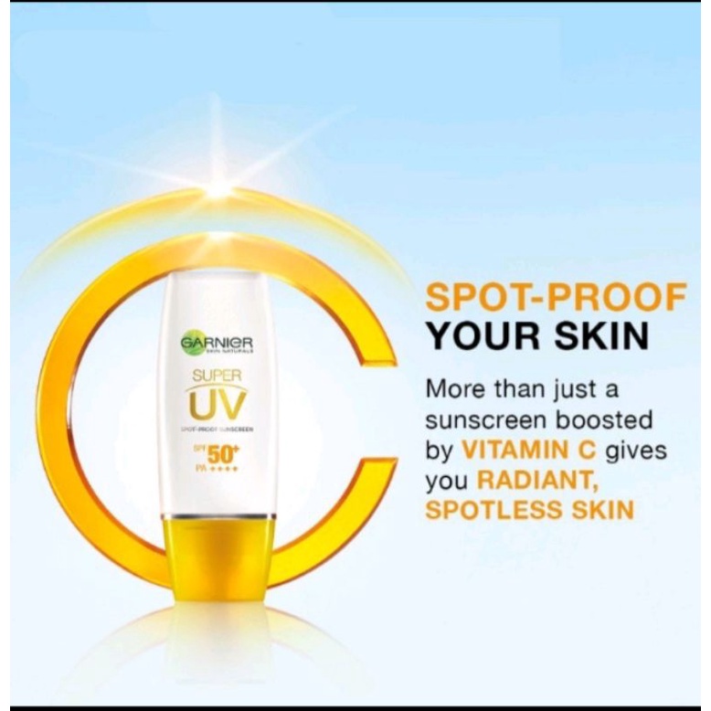 GARNIER SKIN NATURALS SPOT-PROOF SUNSCREEN 30ML. | Shopee Malaysia