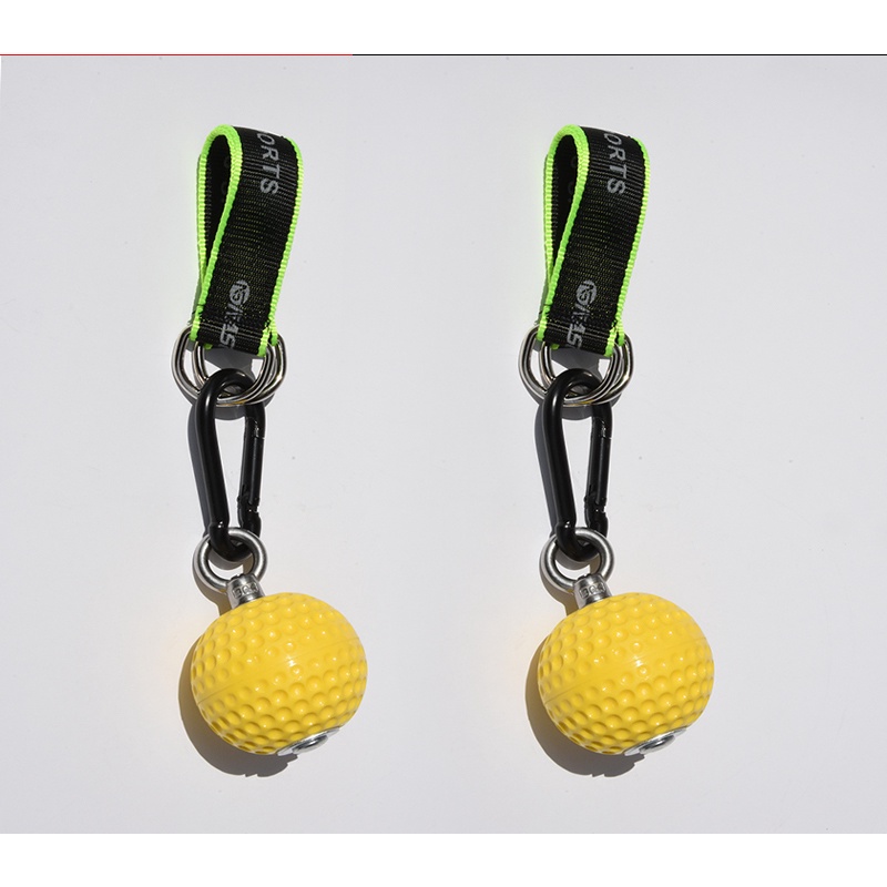 Climbing Pull Up Power Ball Hold Grips with Straps, Non-Slip Hand Grips ...