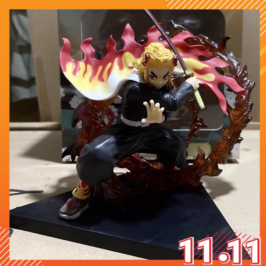 Demon slayer Kyojuro Rengoku Mugen Train Kyojuro Rengoku Figure Demon ...