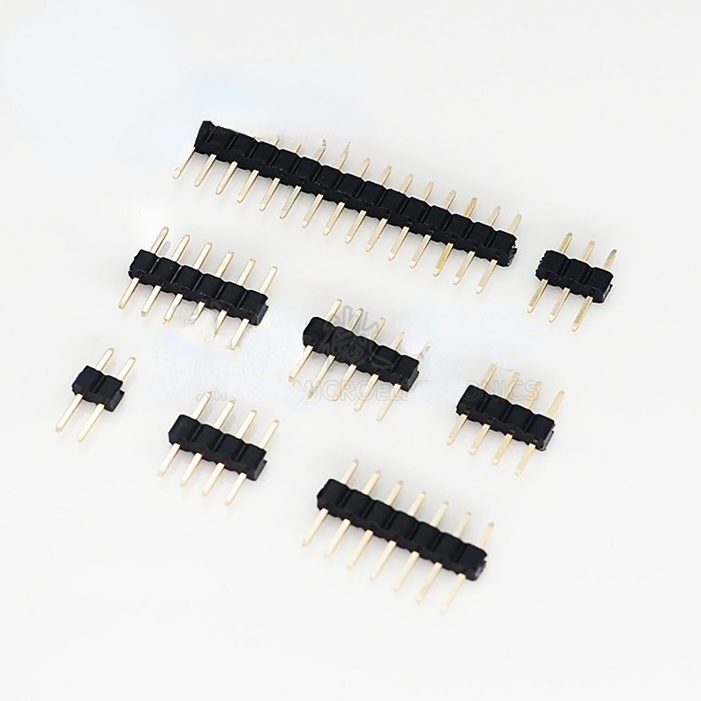 Single Row 2.0mm Spacing Pin Header Straight Plug 1 * 3/4/5/6/7/8/9/10 ...