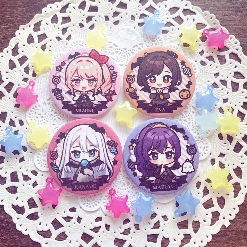 Project SEKAI 25ji (Badge + Keychain + Sticker) | Shopee Malaysia