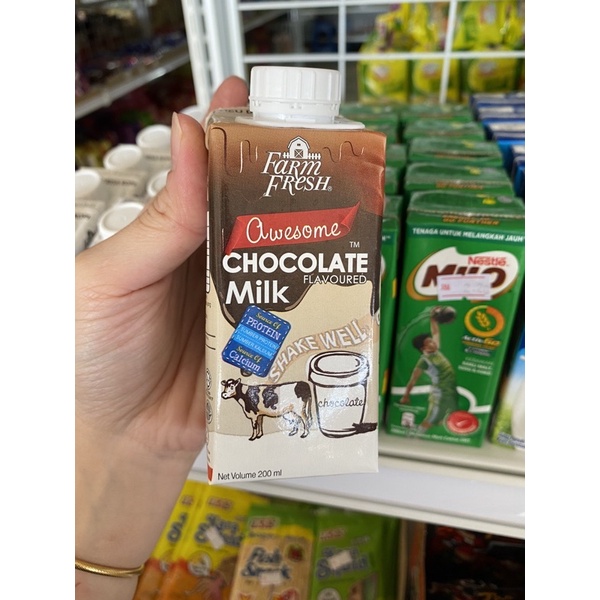 FARM FRESH UHT CHOCOLATE MILK 200ml | Shopee Malaysia