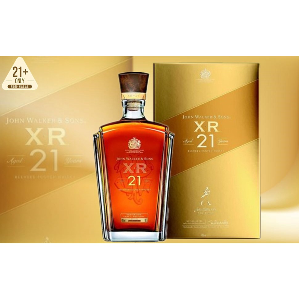 John Walker & Sons XR 21 Blended Scotch Whisky 750ml | Shopee Malaysia