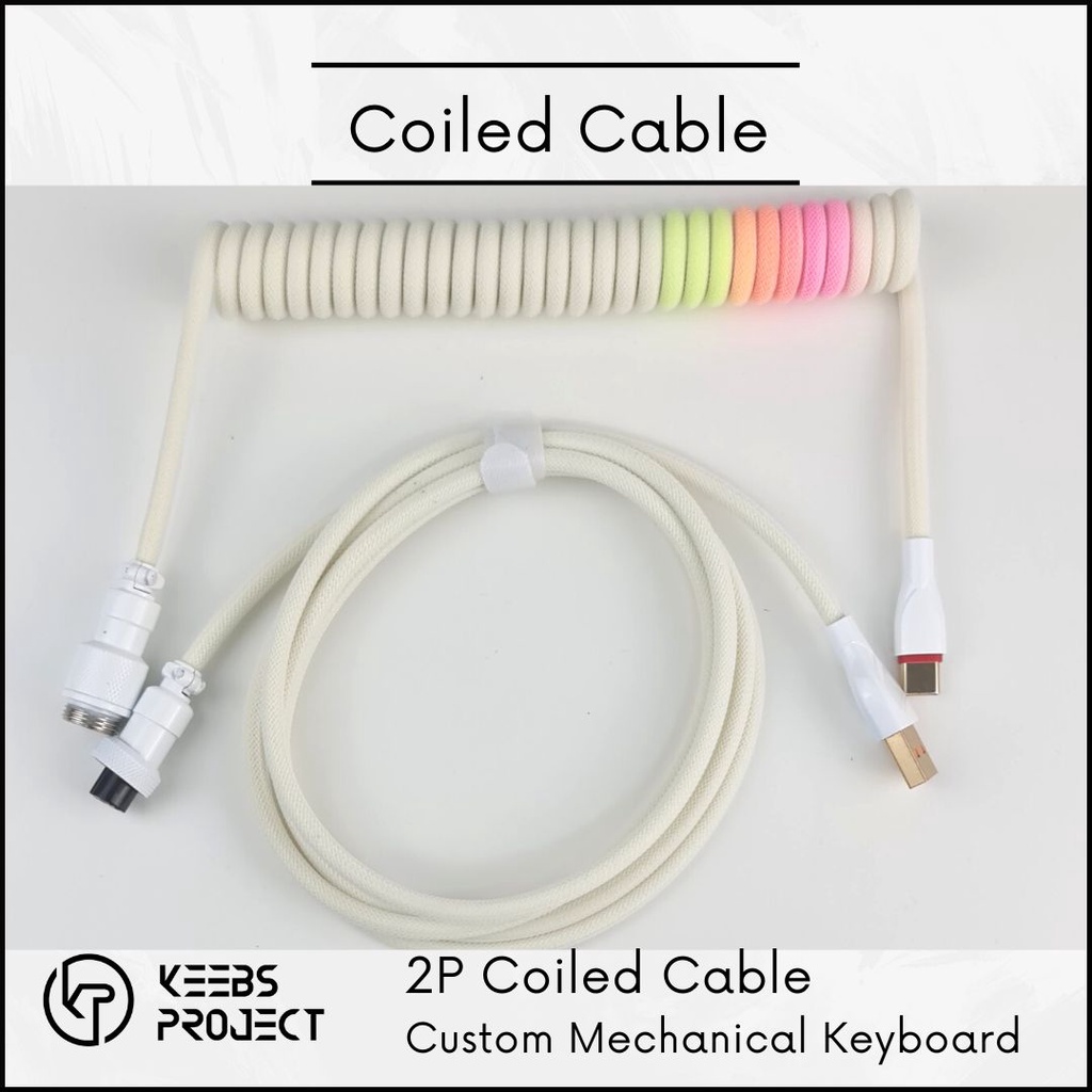 [𝗥𝗘𝗔𝗗𝗬 𝗦𝗧𝗢𝗖𝗞] Custom Coiled Cables for Mechanical Keyboards | Eva ...
