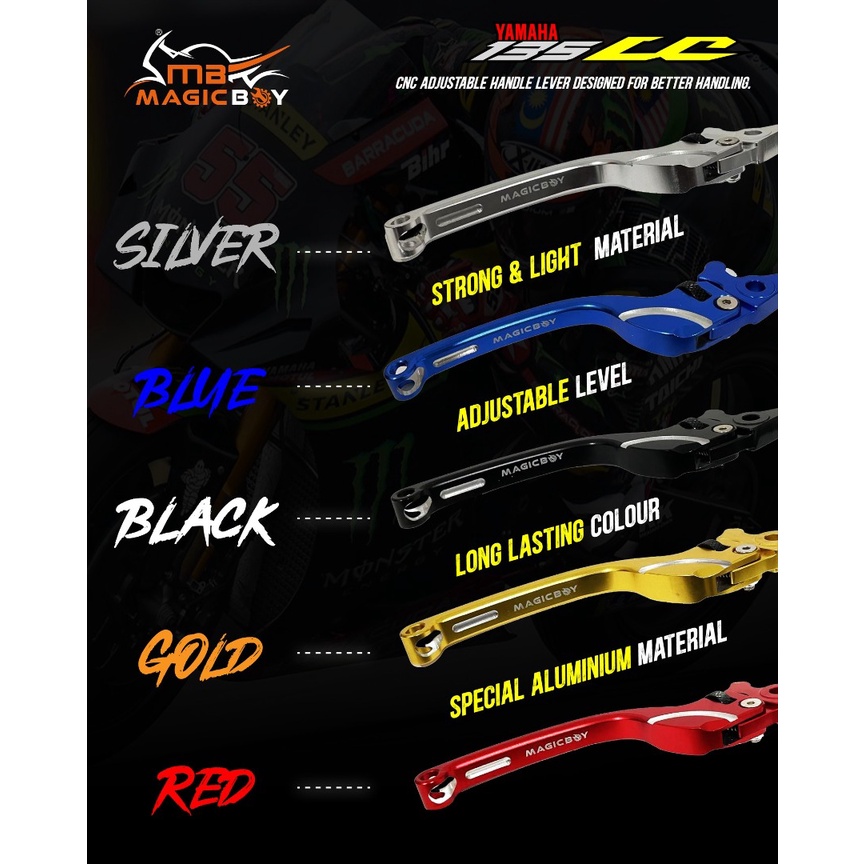 100% CNC Machining Magic Boy New Design Brake Clutch Lever Y16 RSX Y15 ...
